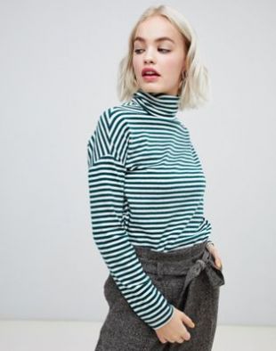 Asos - Stripe Roll Neck