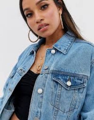 Missguided - Oversized Denim Jacket In Blue