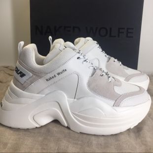 Naked Wolfe - Shoe Track White