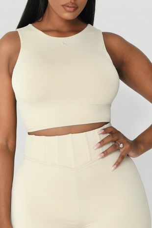 meshki - Sleeveless Crop Top