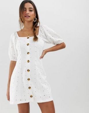 ASOS DESIGN - Dress With Buttons