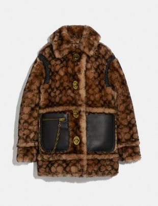 Coach - Signature Shearling Coat