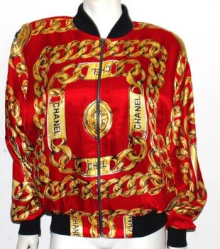 Chanel - Red Bomber Jacket