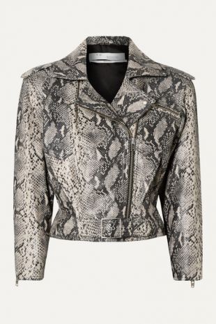 IRO - Cropped Snake Jacket