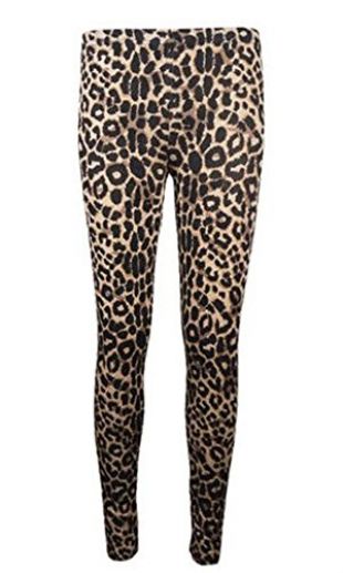 VIP - VIP (Womens Leopard Print Jersey Stretch Leggings(NIC) Femmes ...
