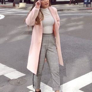 H&M - Pink Long Coat