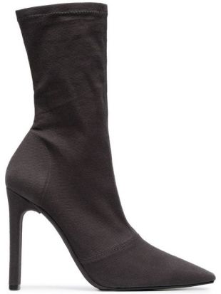 Yeezy - Graphite 105 Stretch Canvas Ankle Boots