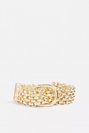Topshop - Gold Chain Link Belt