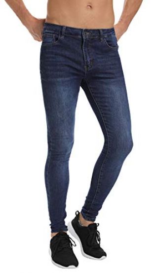 Qazel Vorrlon - Men's Skinny Jeans, Stretch Slim Jeans for Men Super ...