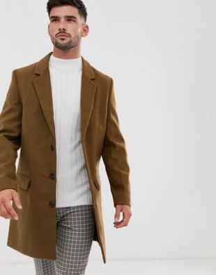 New Look - New Look - Pardessus - Camel | ASOS