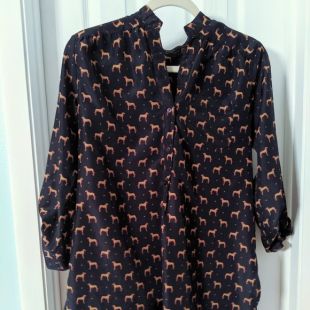 Fun 2 Fun - Dog print blouse