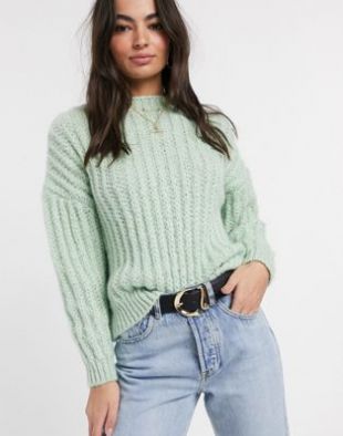 Stradivarius - Stradivarius - Pull en maille - Vert | ASOS