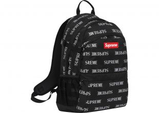 Supreme - Supreme 3M Reflective Repeat Backpack Black