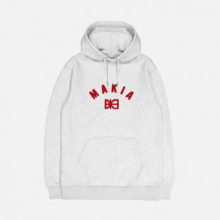makia - Brand Hooded Sweatshirt Light Grey