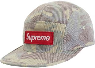 Supreme - Supreme Washed Out Camo Camp Cap Woodland Camo