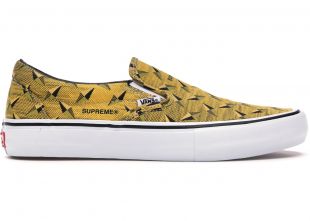 Vans - Vans Slip-On Supreme Diamond Plate Yellow