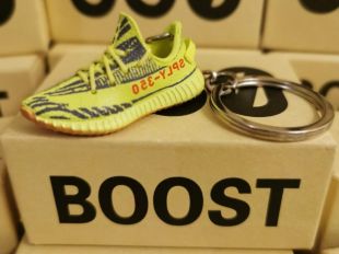Luxury Sneakers Keychains - Semi Frozen Yellow YZY 350 Keychain