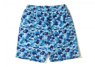 BAPE - BAPE ABC Beach Shorts Blue