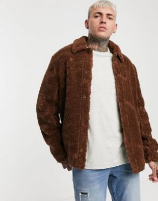 ASOS DESIGN - ASOS DESIGN teddy coach jacket | ASOS
