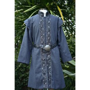 ChowsEmporium - Coat Elven Style - Gris et Argent - LARP, Cosplay ...