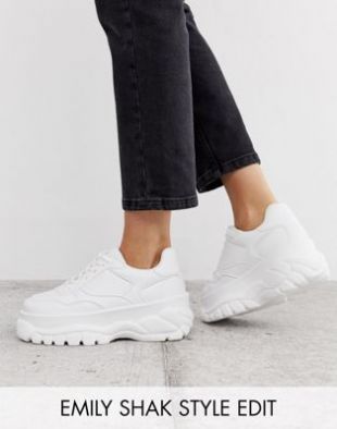 ASOS DESIGN - ASOS DESIGN Denmark chunky trainers in white | ASOS