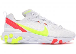 Nike - Nike React Element 55 White Crimson Volt