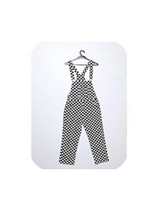 Dimen-Bib pants - Black White Plaid Mosaic Checkerboard Lattice ...