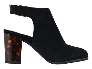 vionic - Black Suede Lacey Open Heel