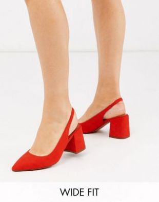 ASOS DESIGN - ASOS DESIGN - Samson - Chaussures pointure large à talon ...