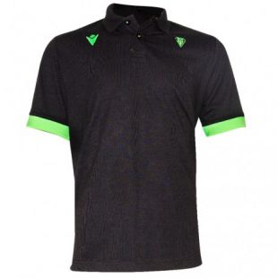 macron - Polo joueur officiel noir/vert - Biarritz Olympique Pays ...