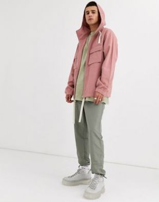ASOS DESIGN - ASOS DESIGN hooded jacket in pink | ASOS
