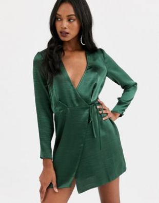 ASOS DESIGN - Wrap Mini Dress