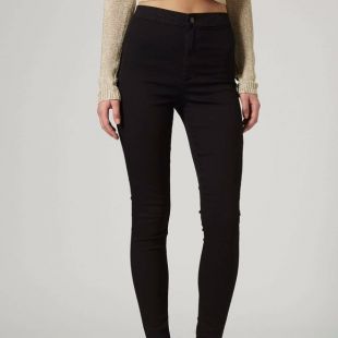 Topshop - Black Joni Jeans
