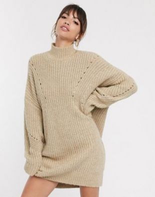 ASOS DESIGN - ASOS DESIGN - Robe pull décontractée oversize avec ...