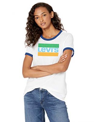 Levi's - Graph­ic Ringer Tee Shirt