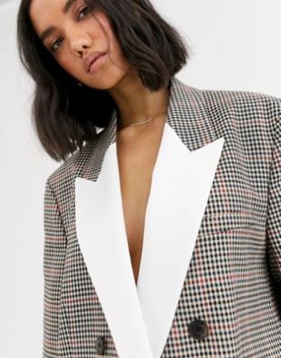 ASOS DESIGN - check jacket