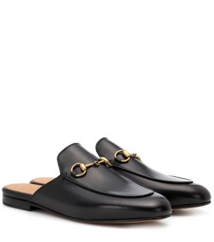 Gucci - Princetown Leather Slippers
