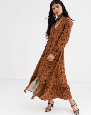 Lost Ink - Long Sleeve Dress