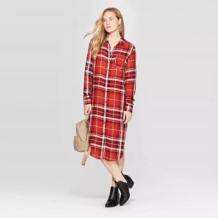 Universal Thread - Long Sleeve Shirt Dress