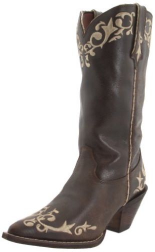 durango - Durango, Bottes pour Femme - Noir - Chocolat, 40 EU M
