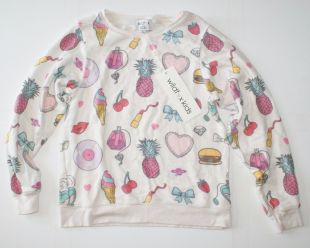 Wildfox - Wildfox Kids Girls' Favourite Graphic Baggy Beach Jumper Top ...