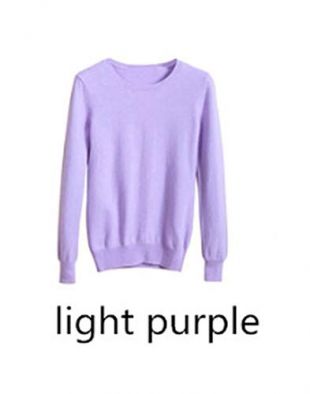 Haleysmall - Cashmere Wool Sweater Women Solid Color Pullover O Neck ...