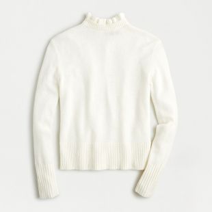 J Crew Ruffle Neck Sweater