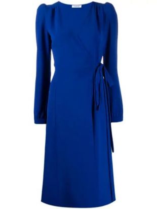 parosh - Blue Wrap Dress