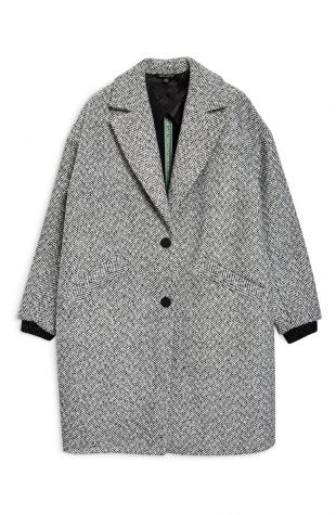 Topshop - Check Coat