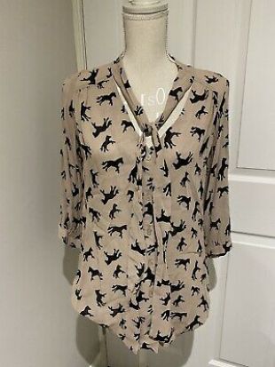 Asos - ASOS Horse Print Blouse Size 8 | eBay