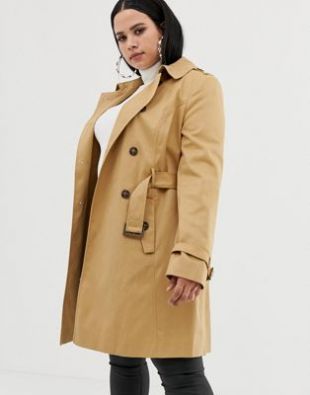 Asos - Curve Classic Trench Coat