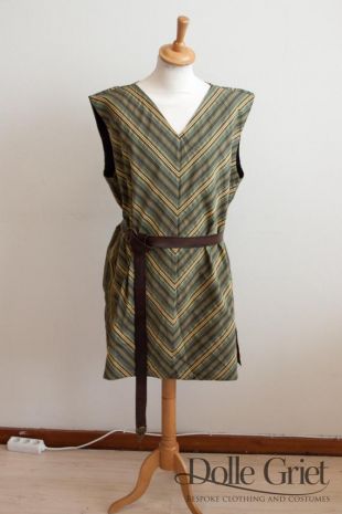 DolleGriet - Surcote doublé avec des chevrons