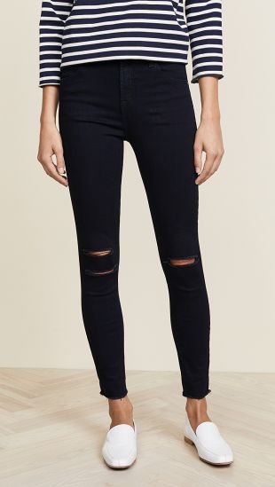 J Brand - High Rise Alana Jeans Black
