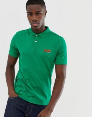 Superdry - Green Polo